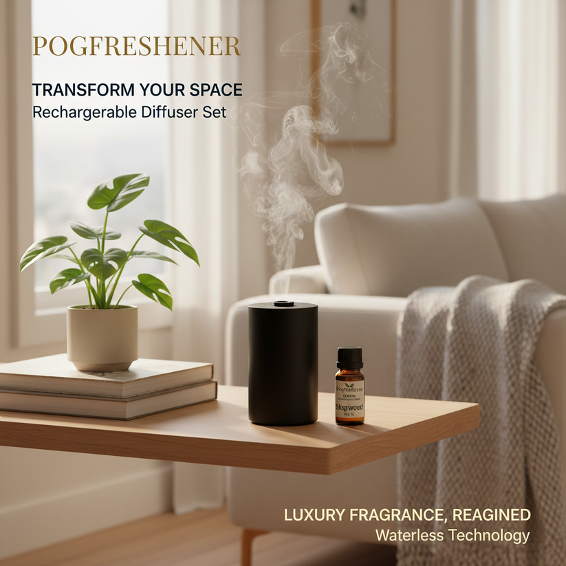 Waterless Diffuser Starter Kit (Diffuser machine and 1 X20ml Fragrance ...